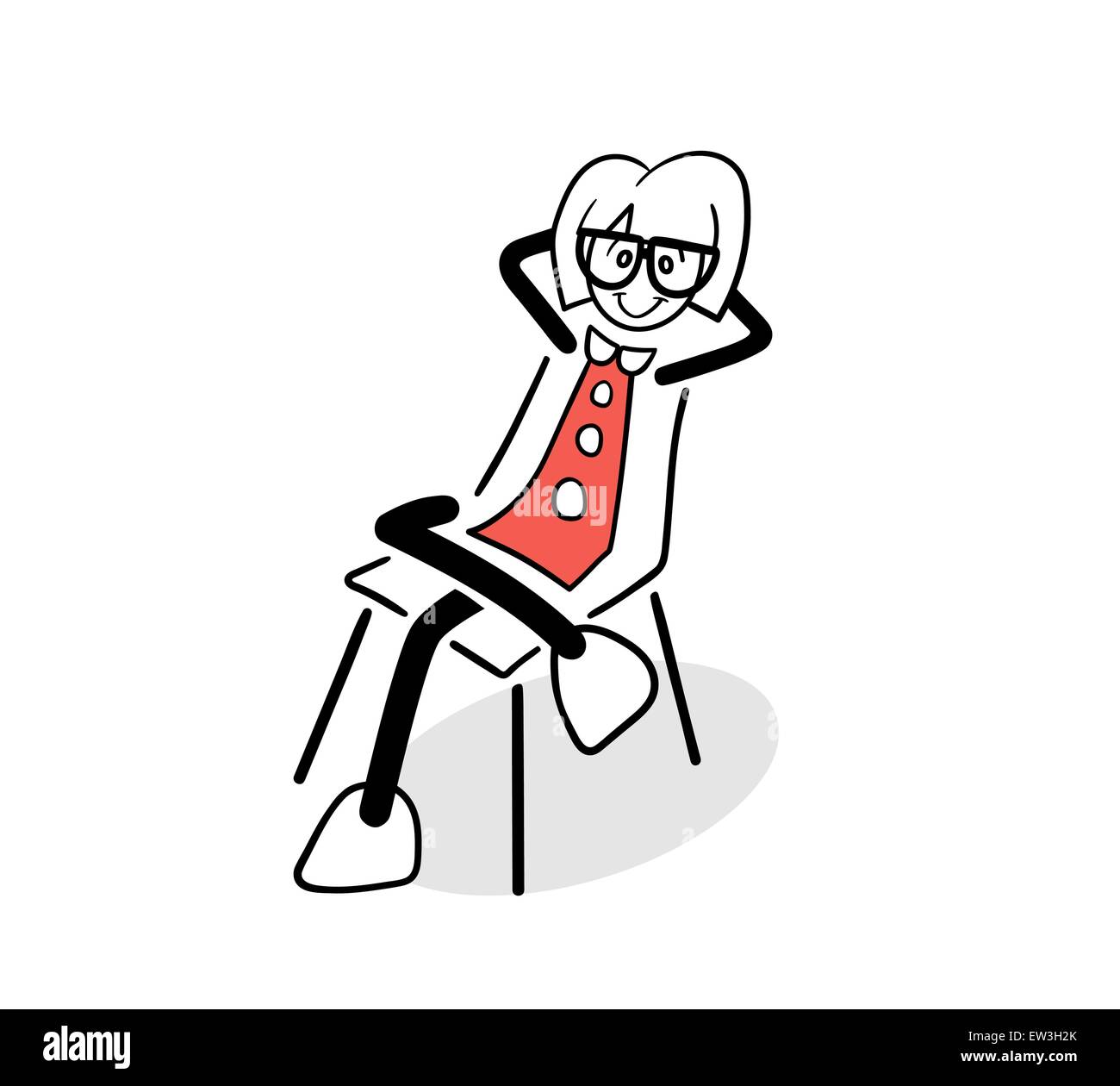 Chair Back Stock Vector Images - Alamy