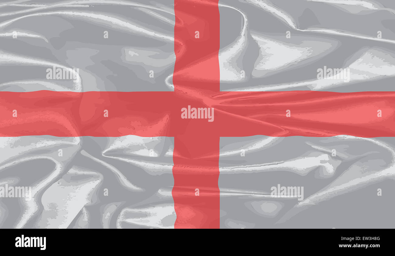 The flag of England and Saint George Stock Photo - Alamy
