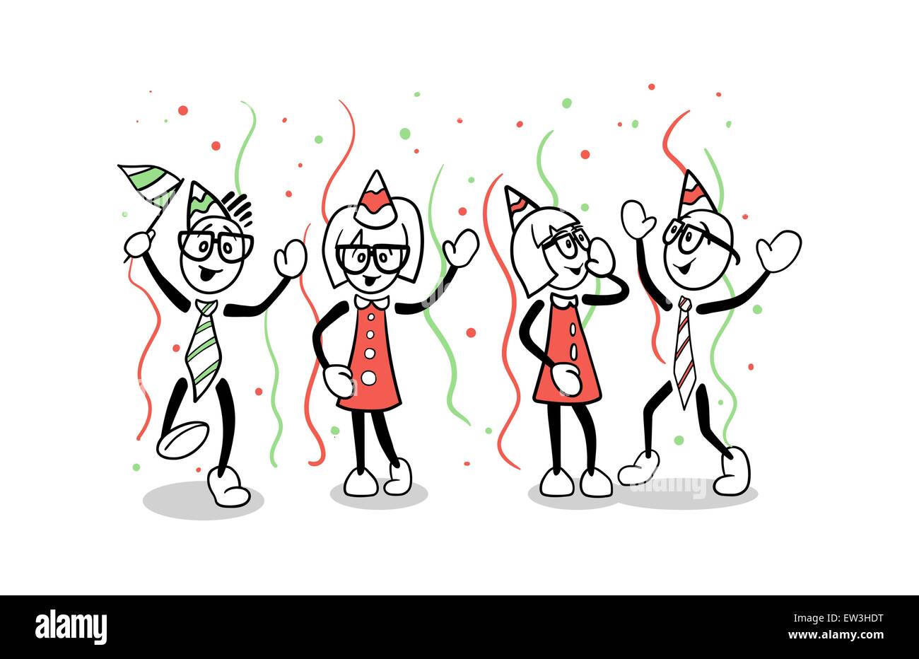 Too much partying Stock Vector Images - Alamy