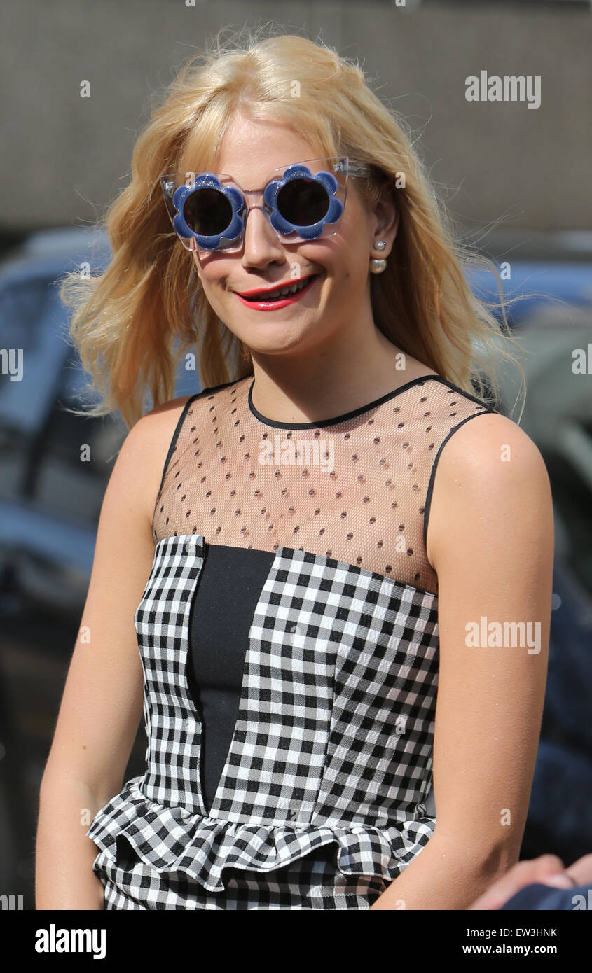 Pixie Lott outside the ITV studios Featuring: Pixie Lott Where: London ...