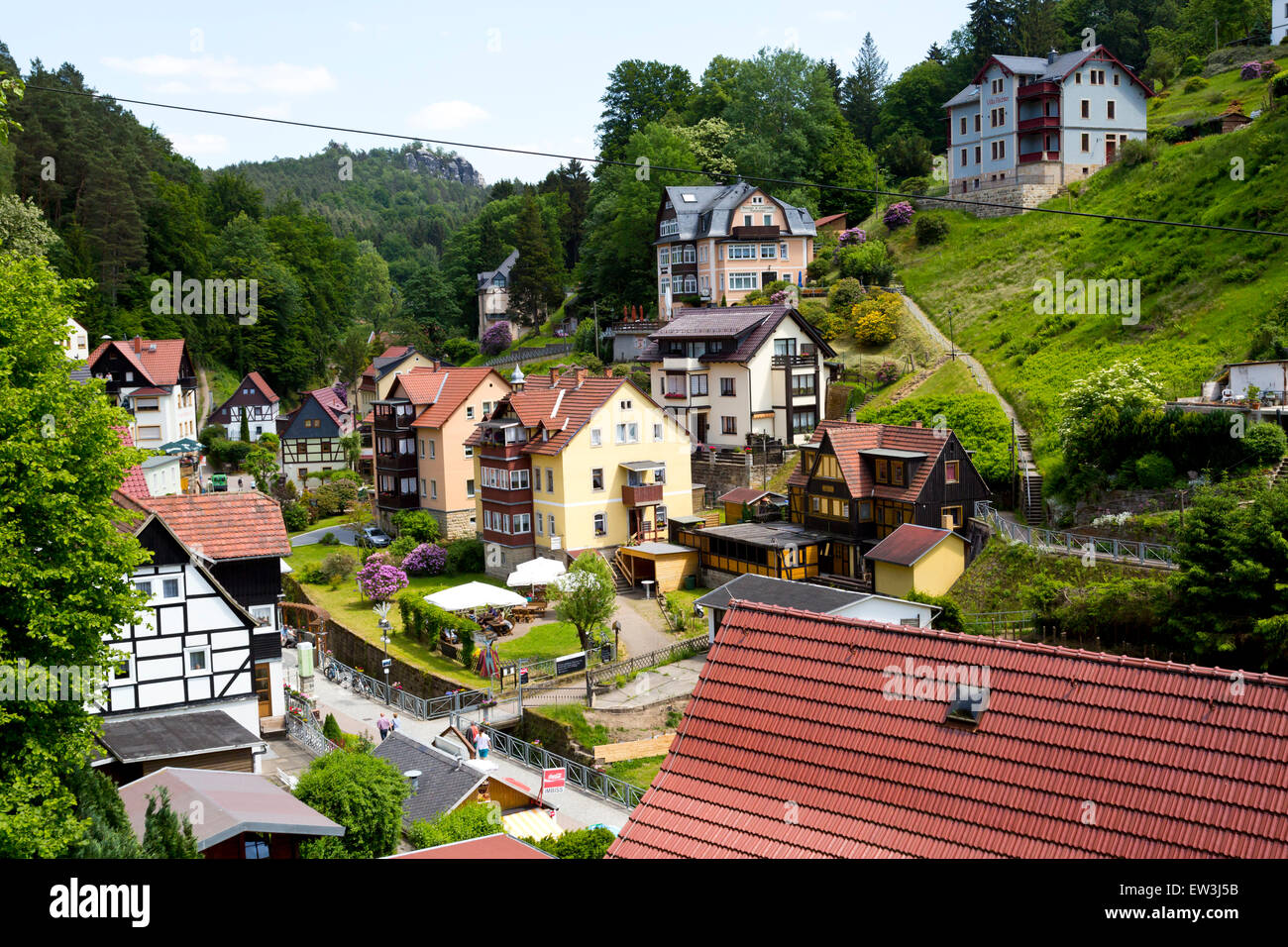 The Village Rathen, Saxony, Germany Stock Photo - Alamy