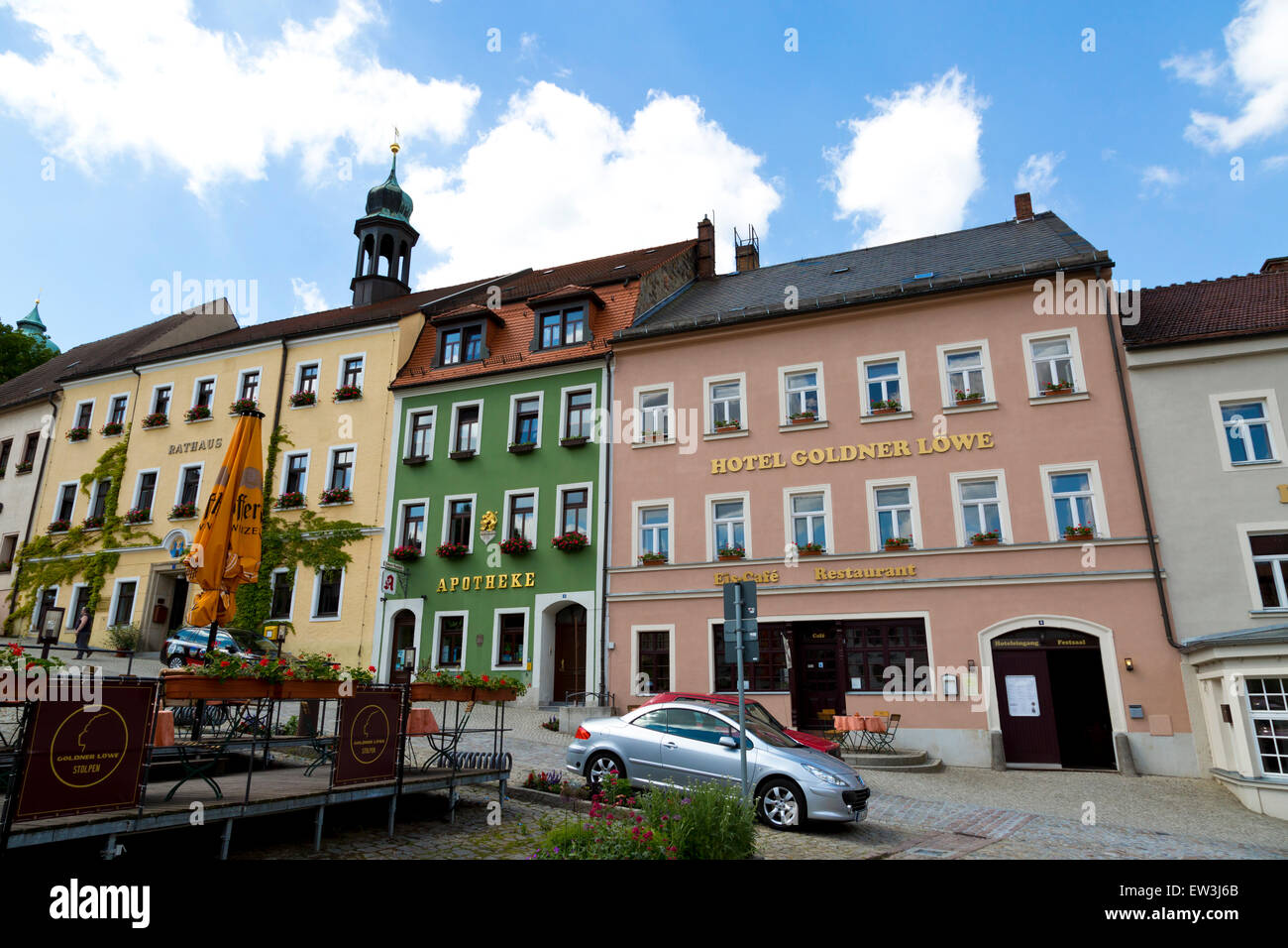 Town Hall of Stolpen, Saxony, Germany Stock Photo - Alamy