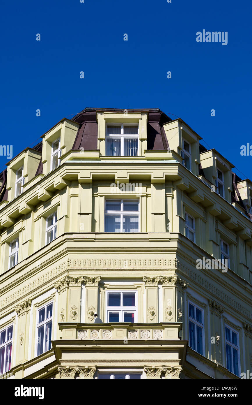 Typical exterior facade czech hi-res stock photography and images - Alamy