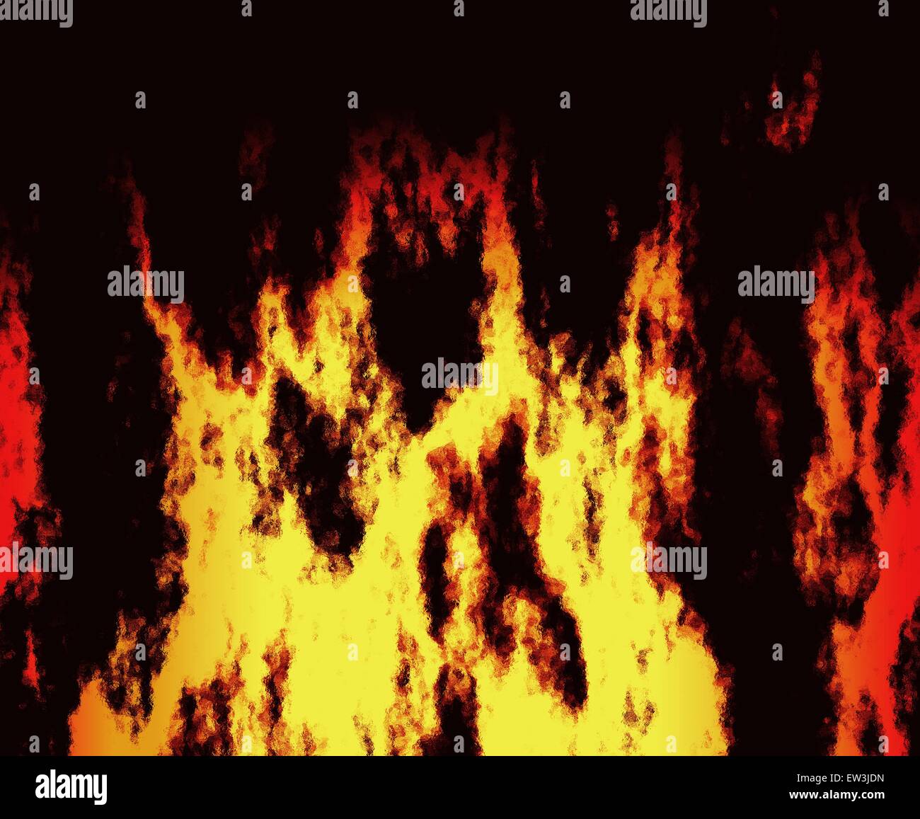 Closeup illustration of the dangerous burning fire Stock Photo - Alamy