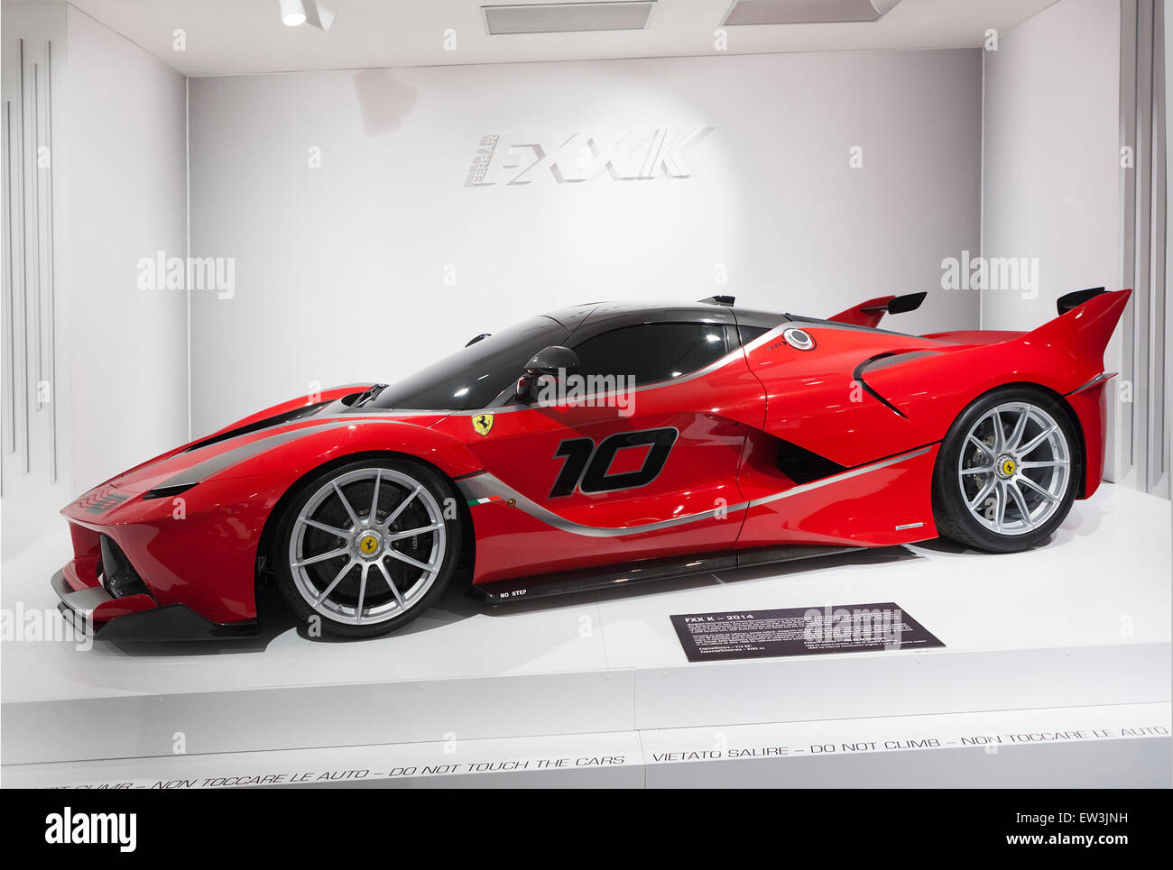 Ferrari FXX K 2014 at the Ferrari Museum in Maranello, headquarters of ...