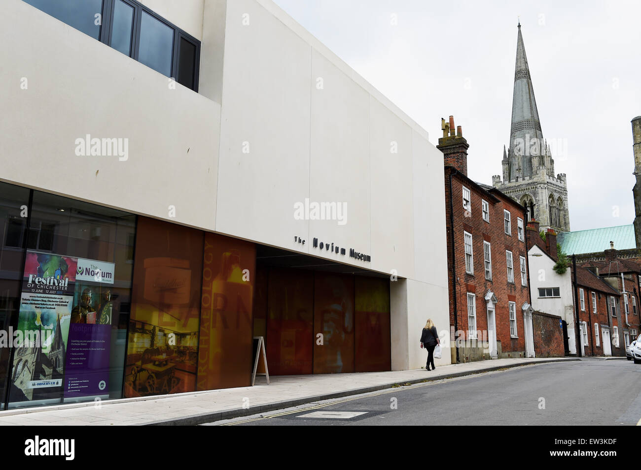 The Novium Museum Chichester West Sussex England Britain UK Stock Photo ...