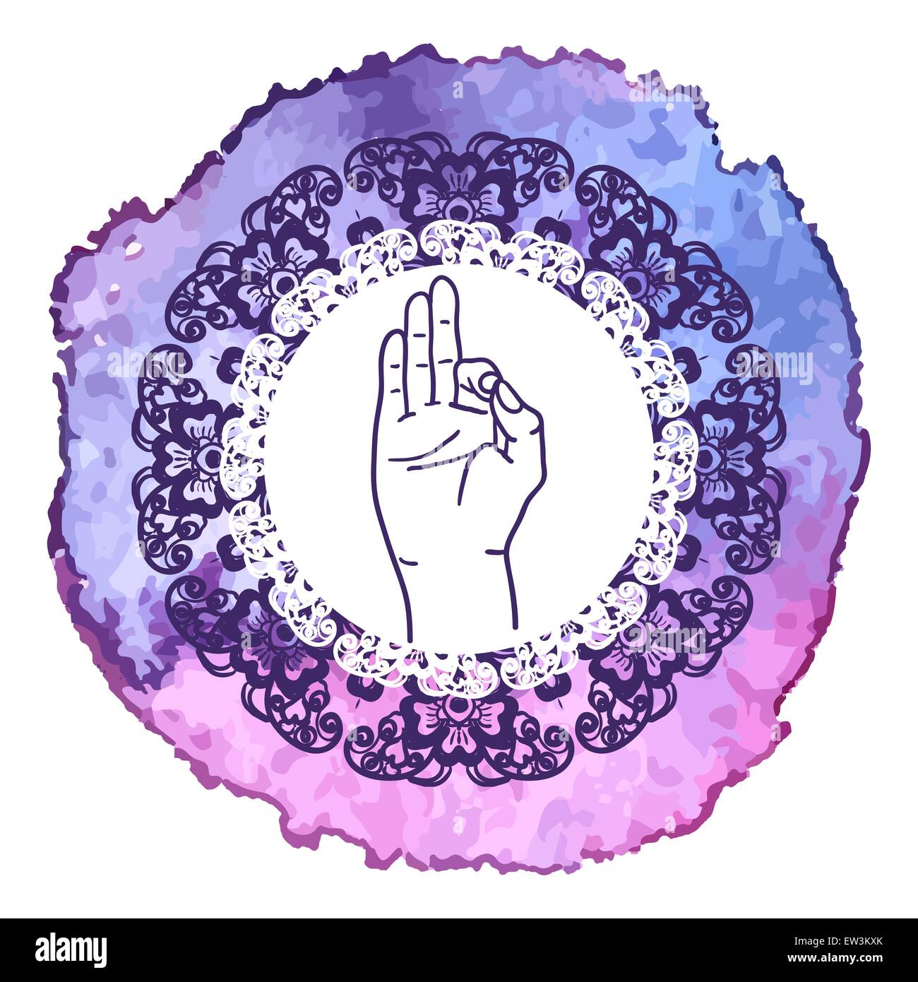 Element yoga mudra hands Stock Vector Image & Art - Alamy