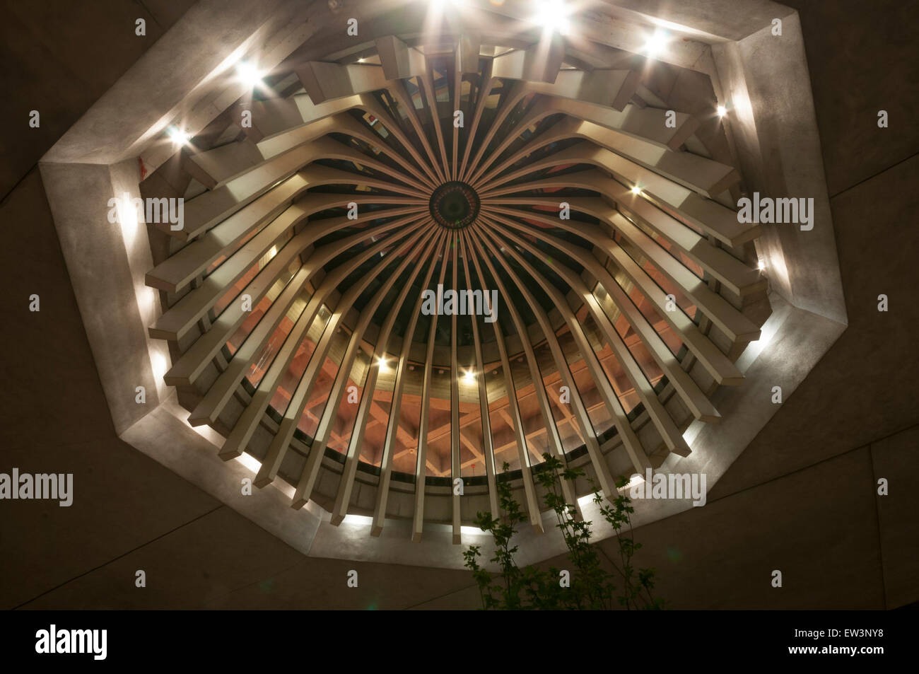 Rotunda at night, illuminated with lights Stock Photo - Alamy