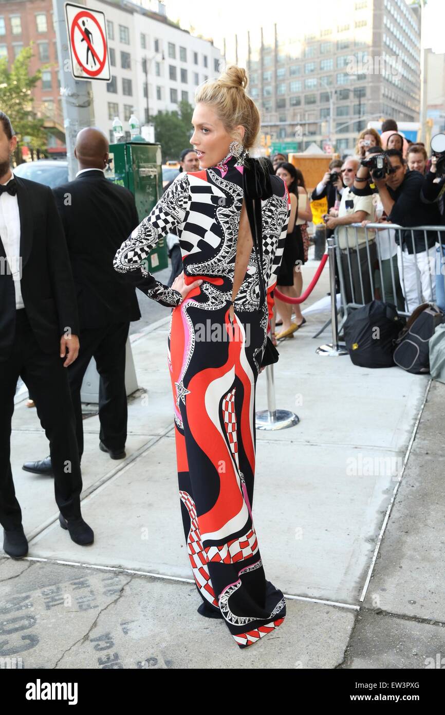 New York, NY, USA. 16th June, 2015. Anja Rubik at arrivals for 2015 ...