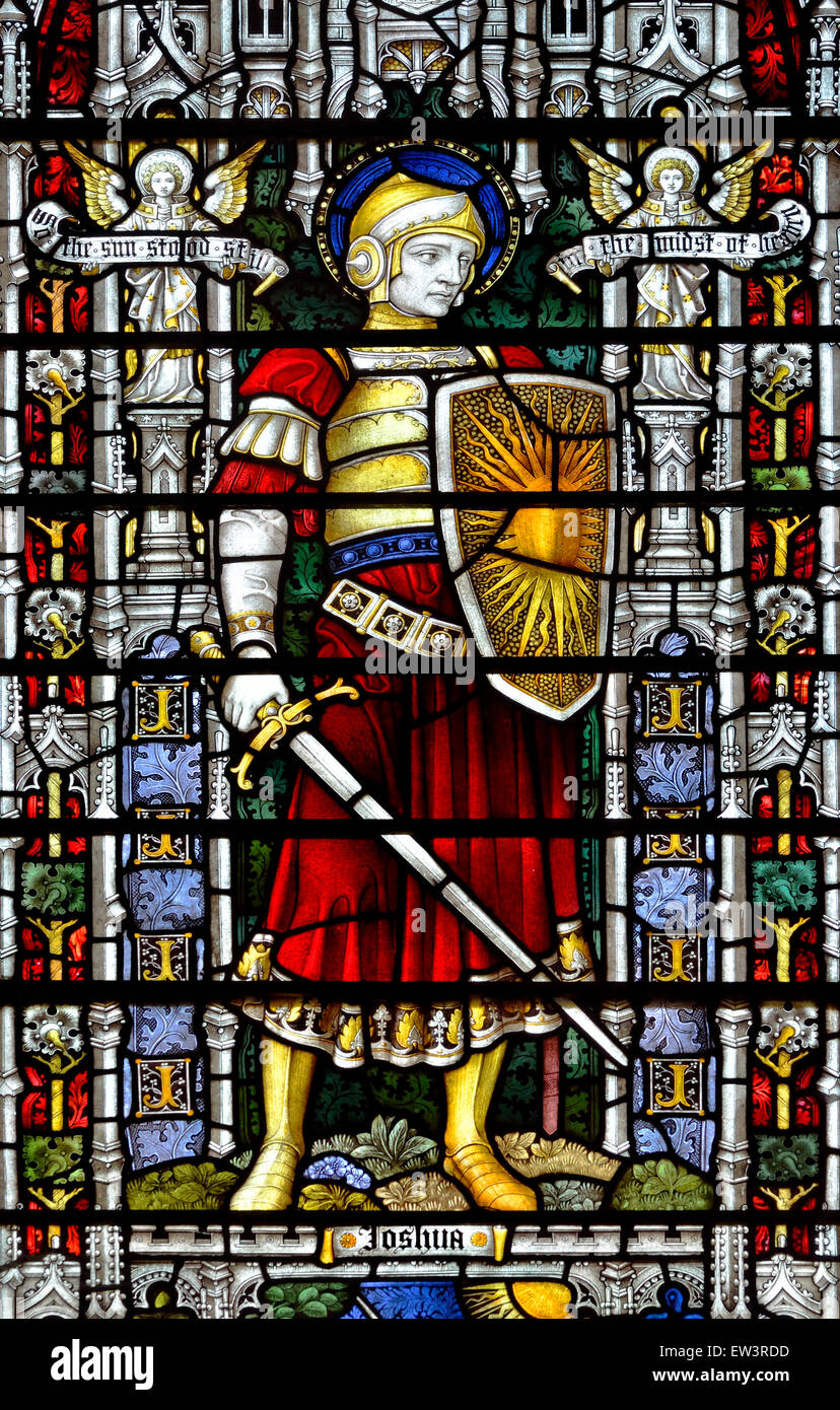 Norwich, Norfolk, England. Norwich Cathedral (1096-1145) Stained glass ...