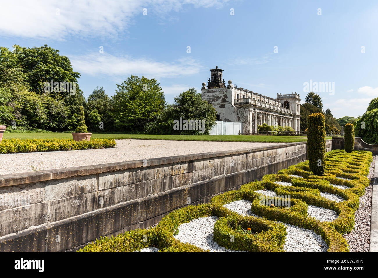 Trentham gardens hall remains hi-res stock photography and images - Alamy