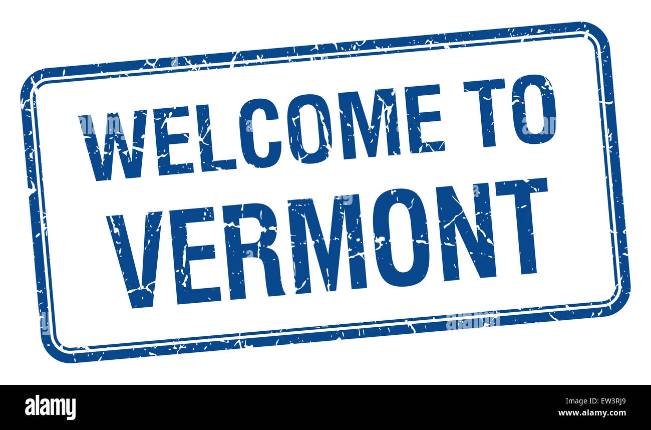 Welcome vermont sign hi-res stock photography and images - Alamy