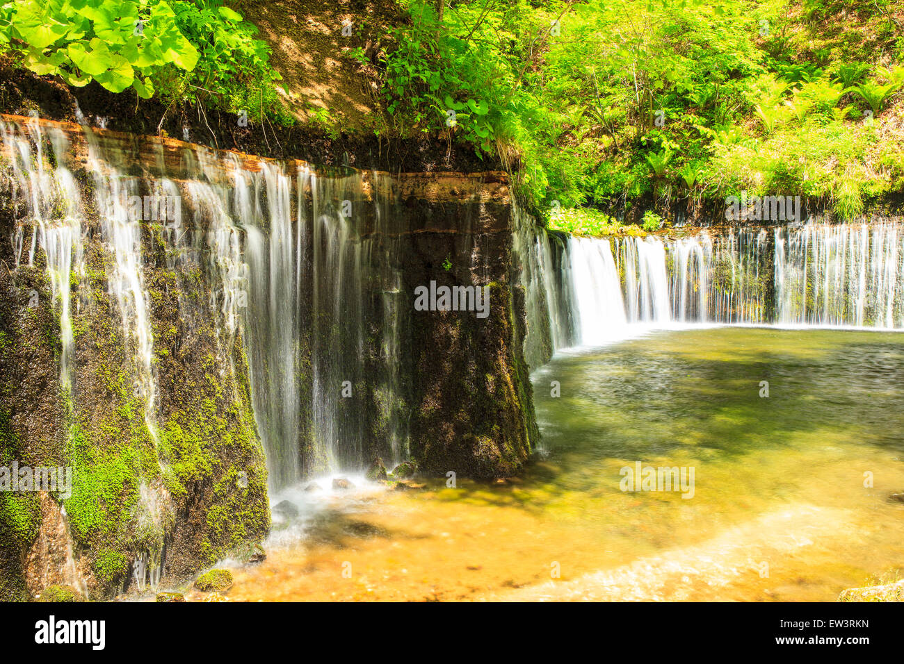 Karuizawa Shiraito Waterfall, Nagano, Japan Stock Photo - Alamy
