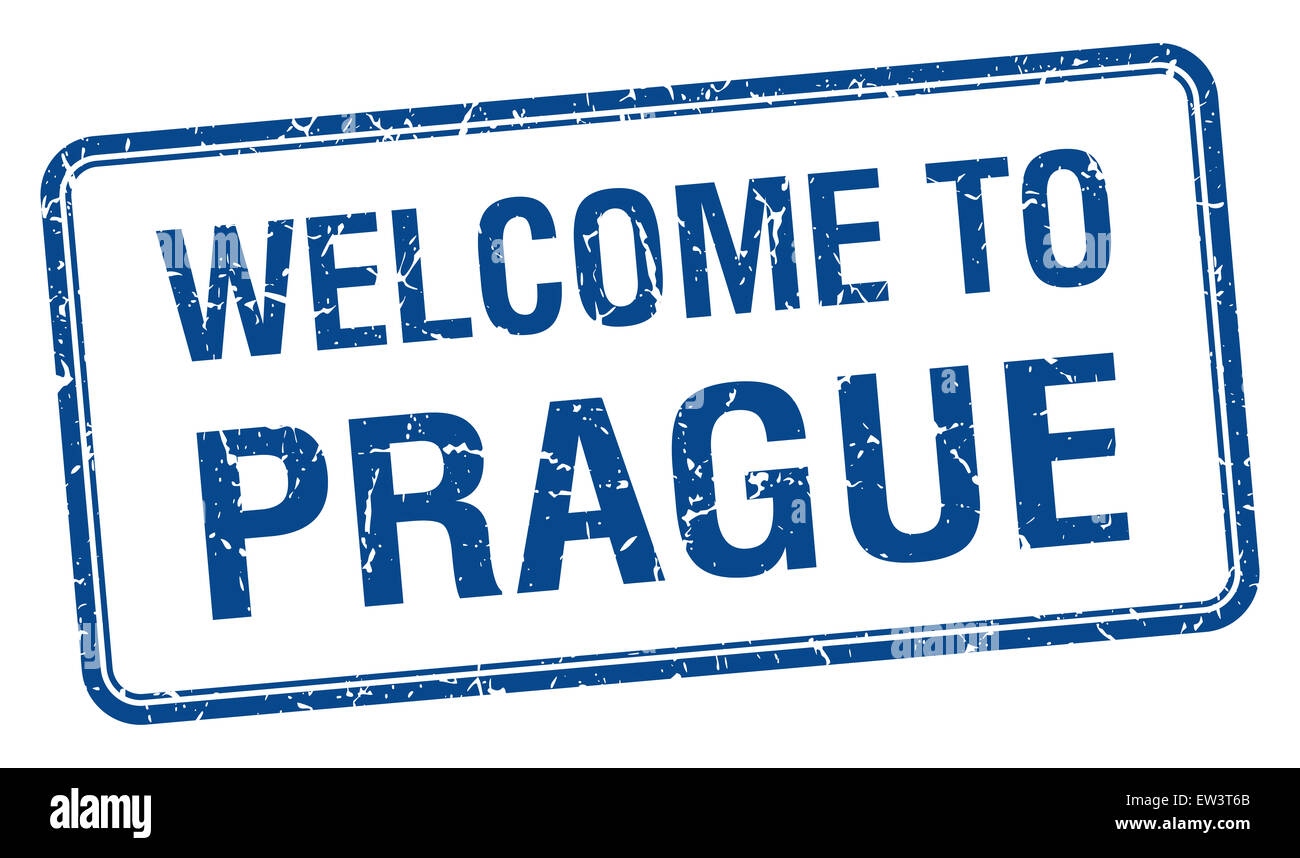 Welcome to prague sign hi-res stock photography and images - Alamy