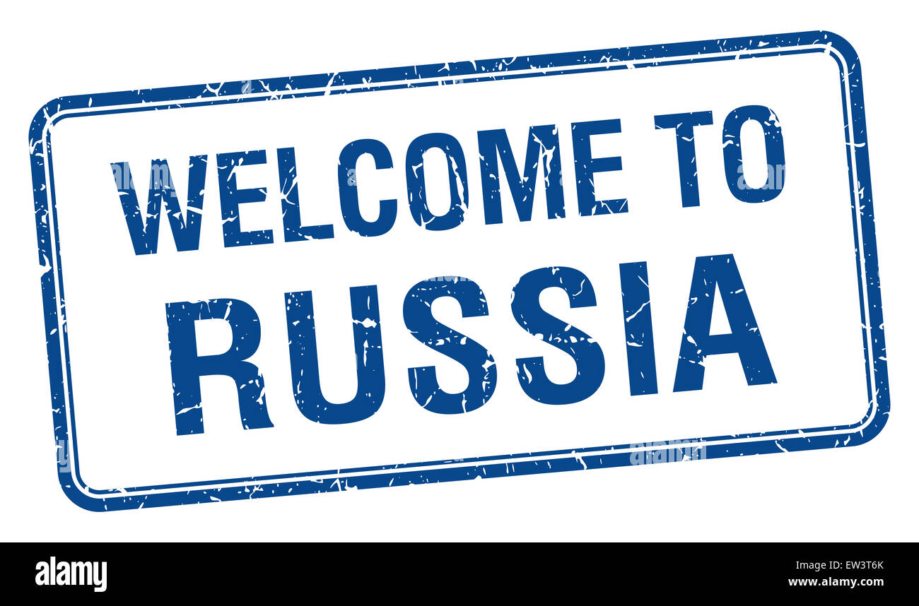 Welcome to russia Cut Out Stock Images & Pictures - Alamy
