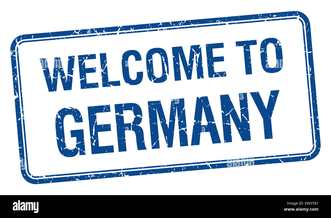 Welcome to germany Cut Out Stock Images & Pictures - Alamy