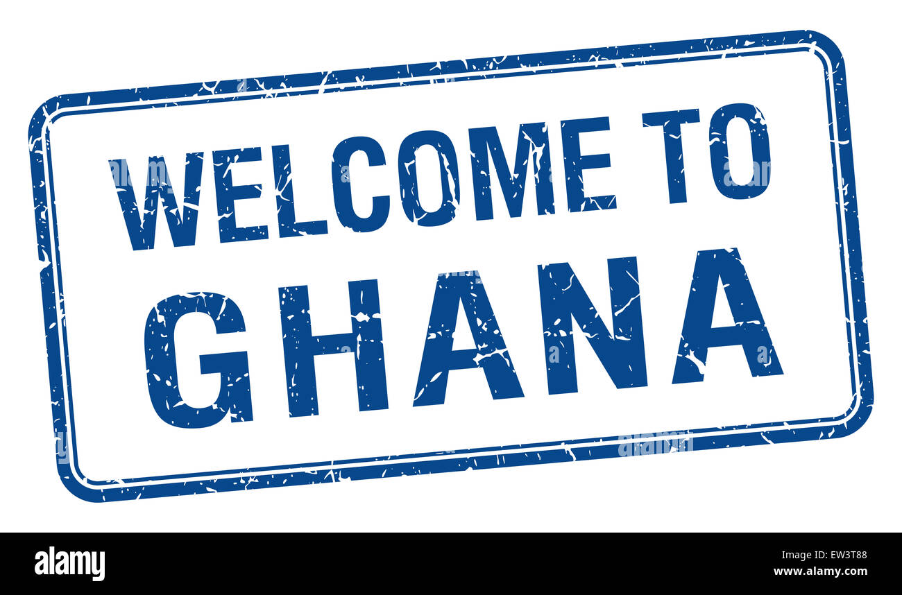Ghana sign welcome hi-res stock photography and images - Alamy