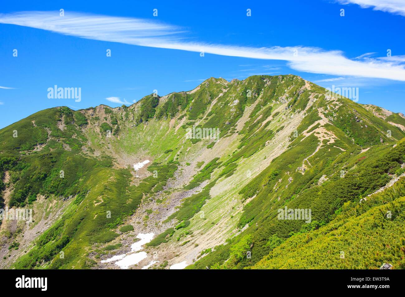 Southern Alps Mt. Senjougatake, Yamanashi, Japan Stock Photo - Alamy