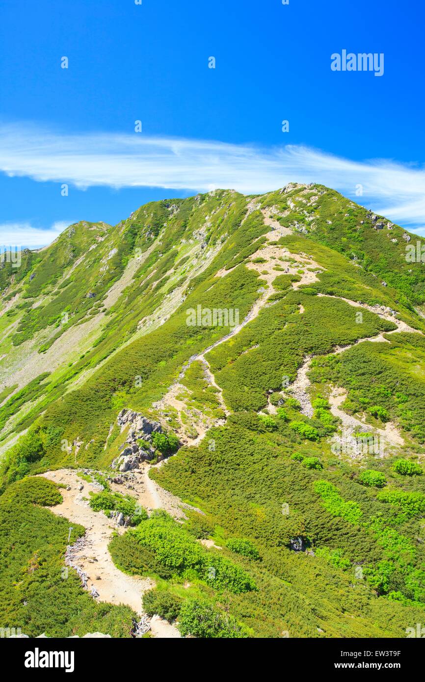 Southern Alps Mt. Senjougatake, Yamanashi, Japan Stock Photo - Alamy