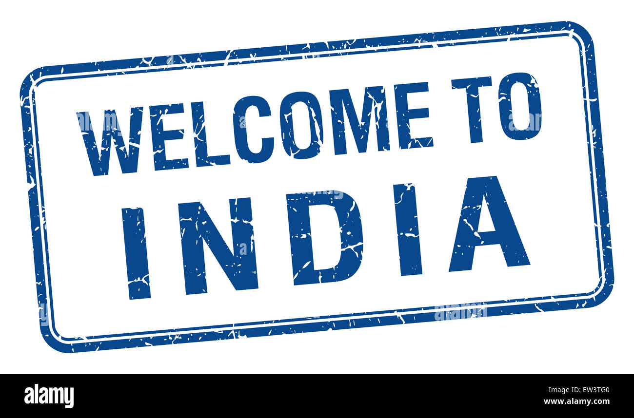 Welcome to india Cut Out Stock Images & Pictures - Alamy