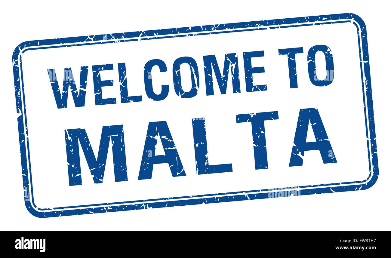 Welcome to malta sign hi-res stock photography and images - Alamy