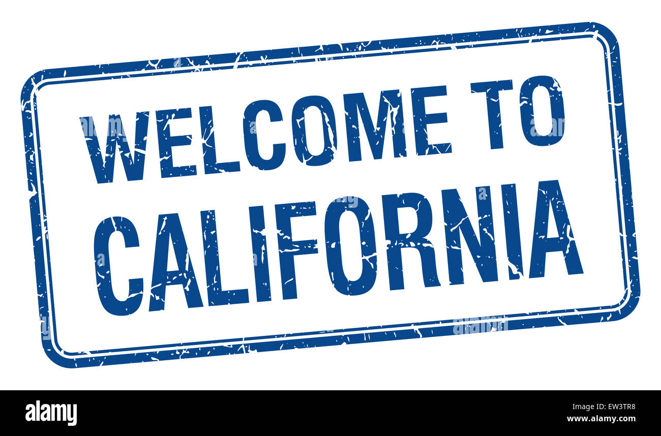 Welcome to california sign Cut Out Stock Images & Pictures - Alamy