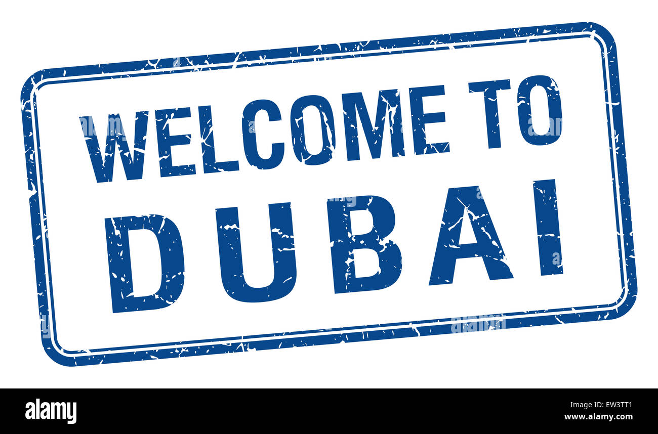 Welcome to dubai sign hi-res stock photography and images - Alamy
