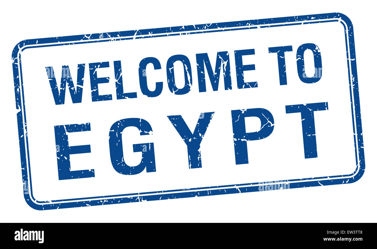 Welcome to egypt Cut Out Stock Images & Pictures - Alamy