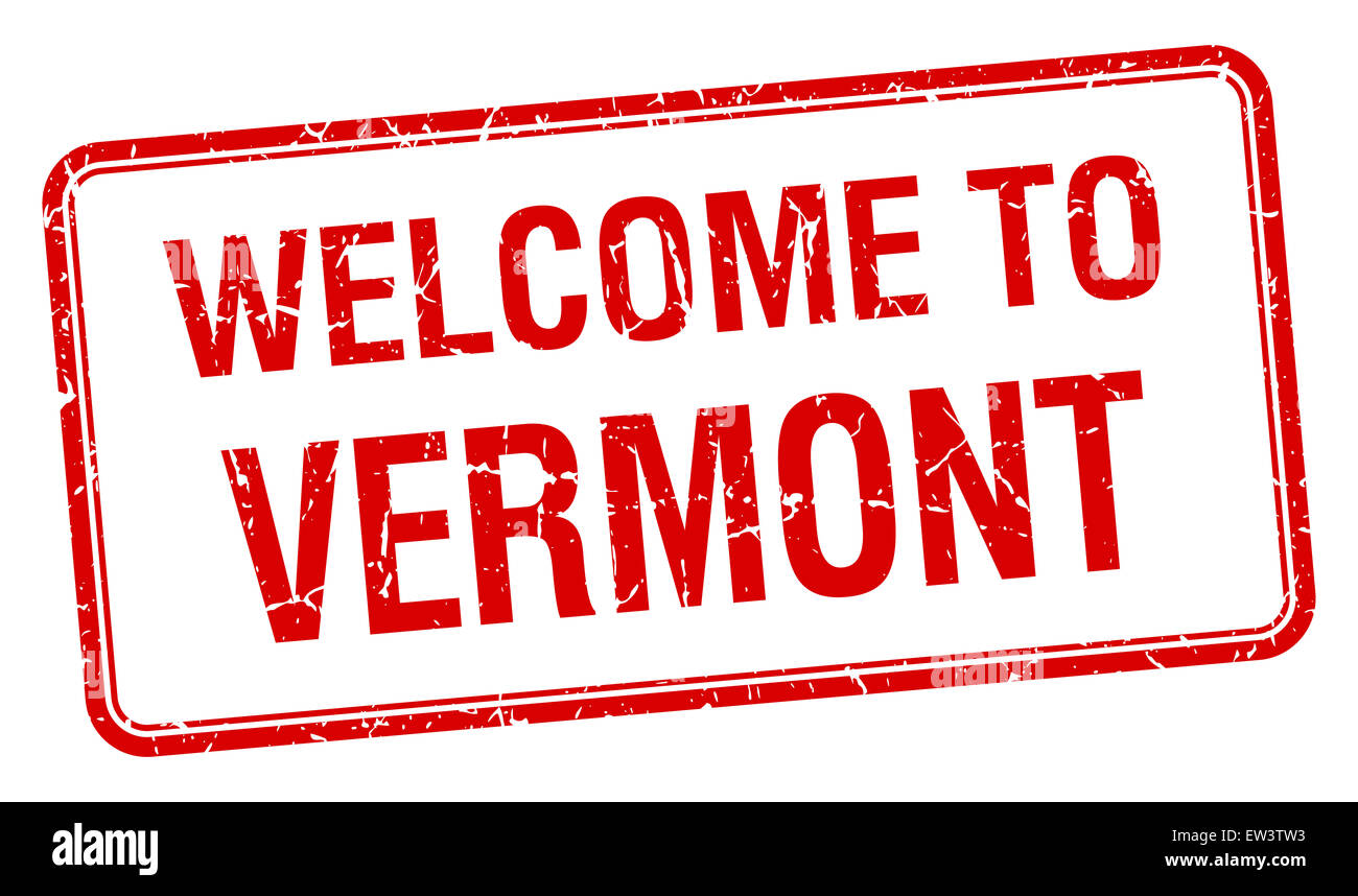Welcome vermont sign hi-res stock photography and images - Alamy