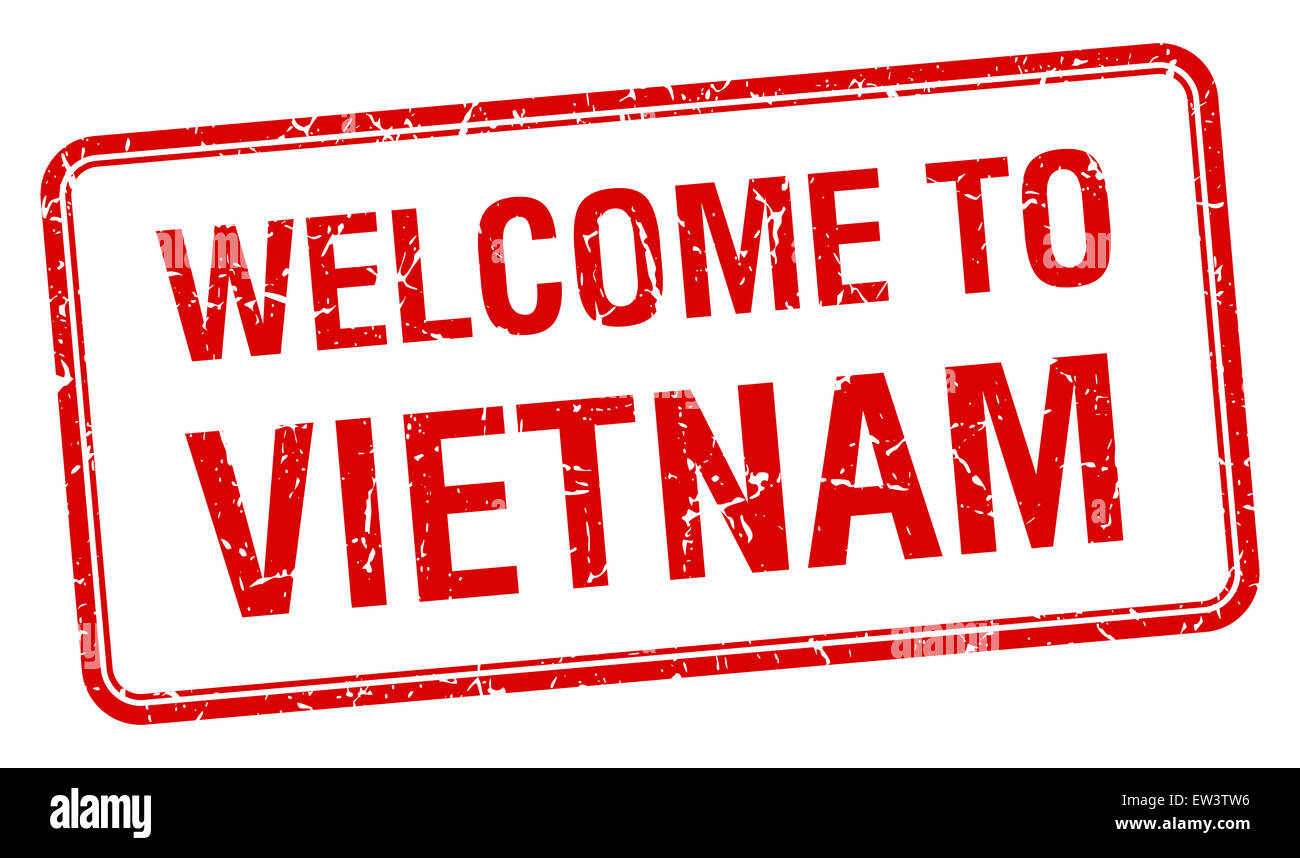 Welcome to vietnam Cut Out Stock Images & Pictures - Alamy