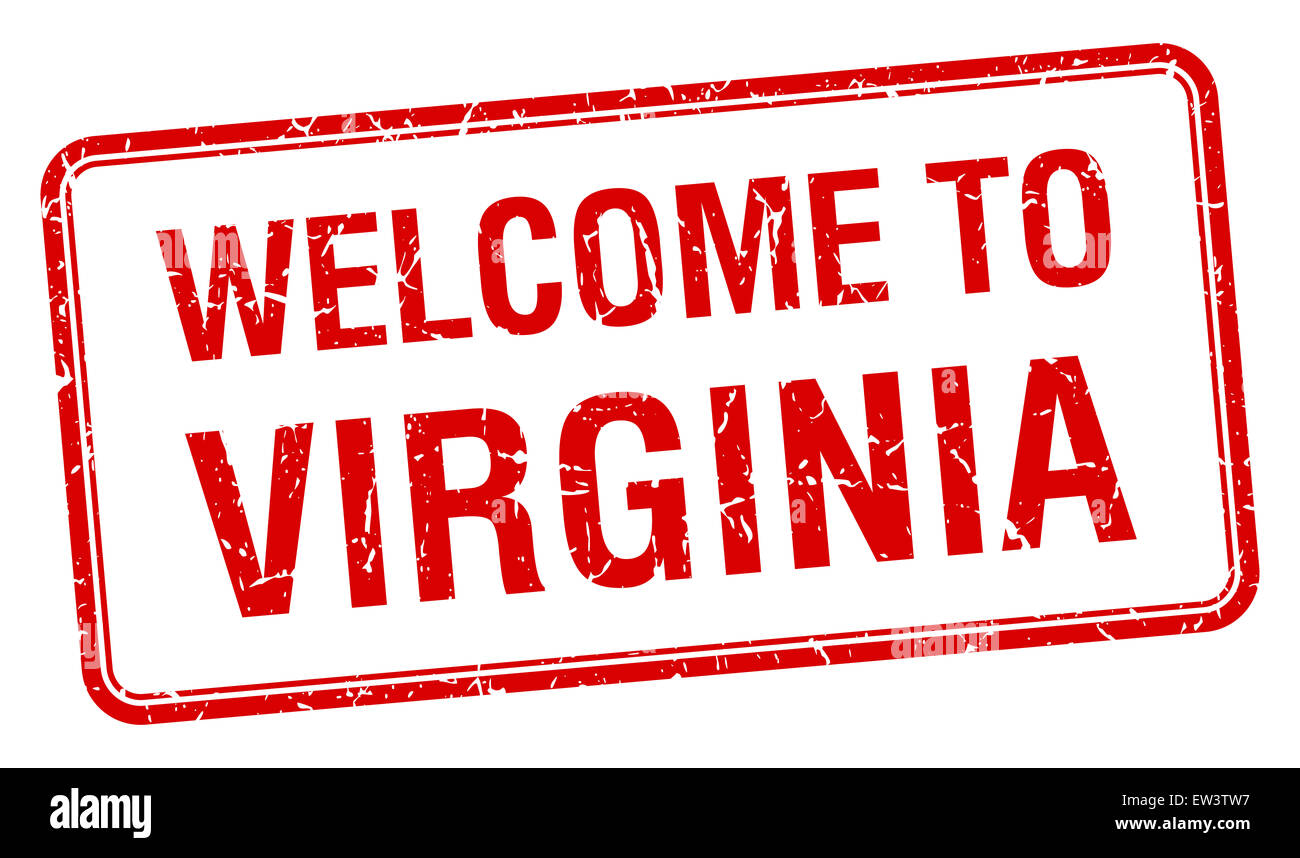Welcome to virginia sign Cut Out Stock Images & Pictures - Alamy