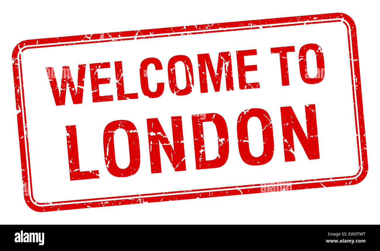 Welcome to london Cut Out Stock Images & Pictures - Alamy