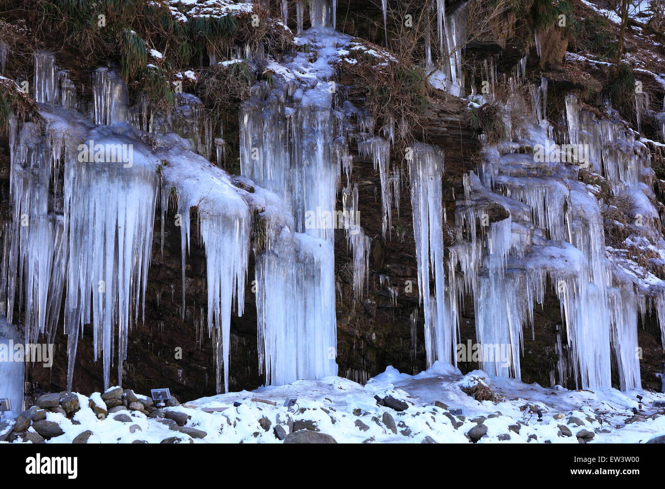 Icicle of misotsuchi hi-res stock photography and images - Alamy