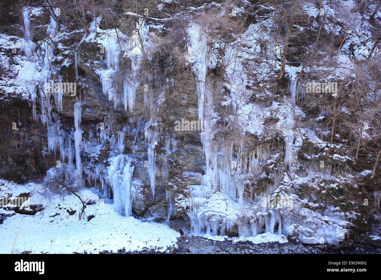 Icicle of Misotsuchi, Chichibu, Saitama, Japan Stock Photo - Alamy