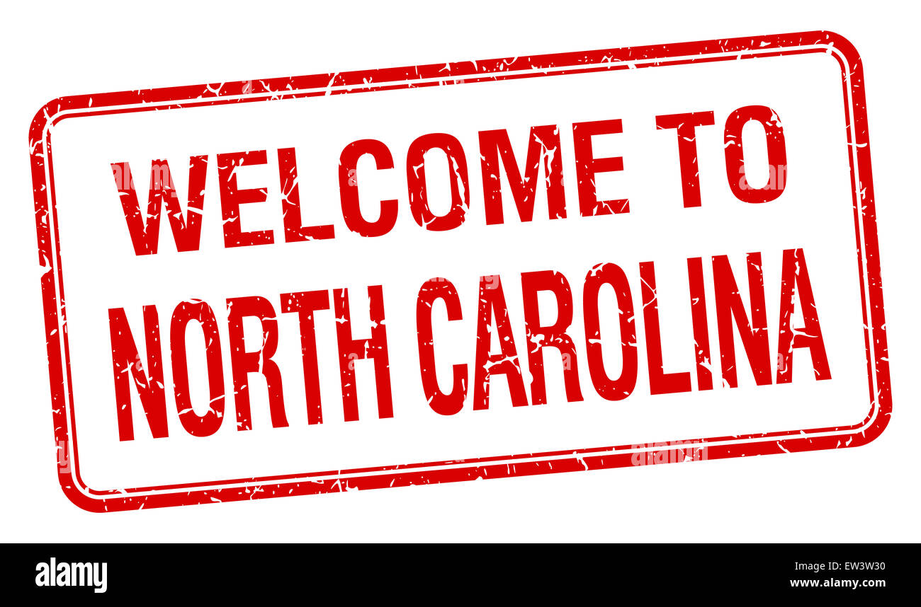 Welcome north carolina red hi-res stock photography and images - Alamy