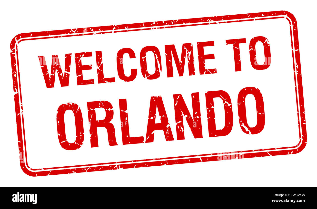 Welcome to orlando Cut Out Stock Images & Pictures - Alamy