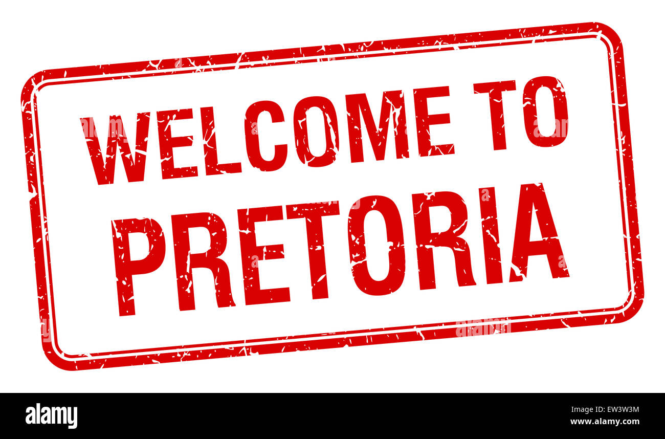 Welcome pretoria stamp hi-res stock photography and images - Alamy