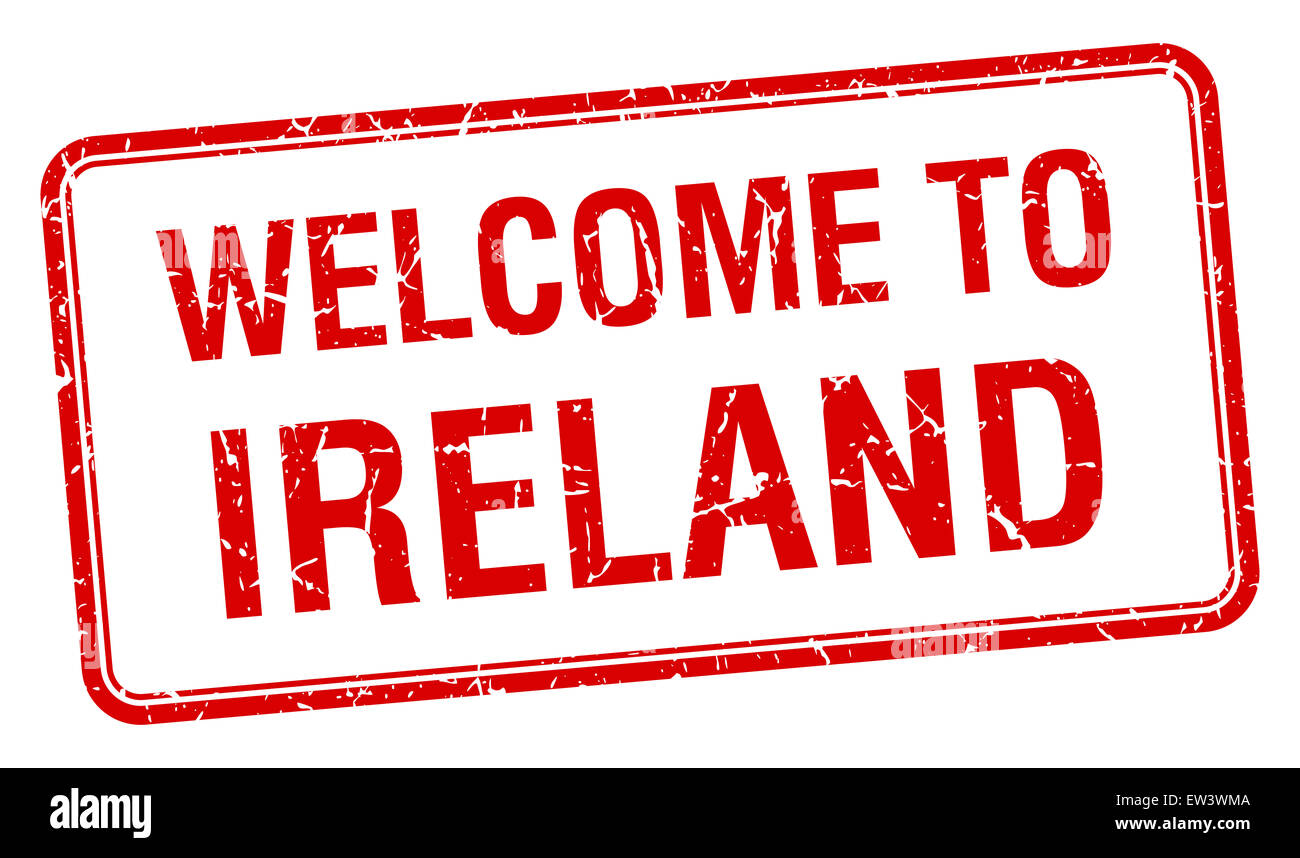 Welcome to ireland sign Cut Out Stock Images & Pictures - Alamy