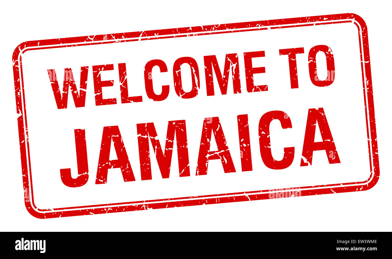 Welcome to jamaica sign hi-res stock photography and images - Alamy
