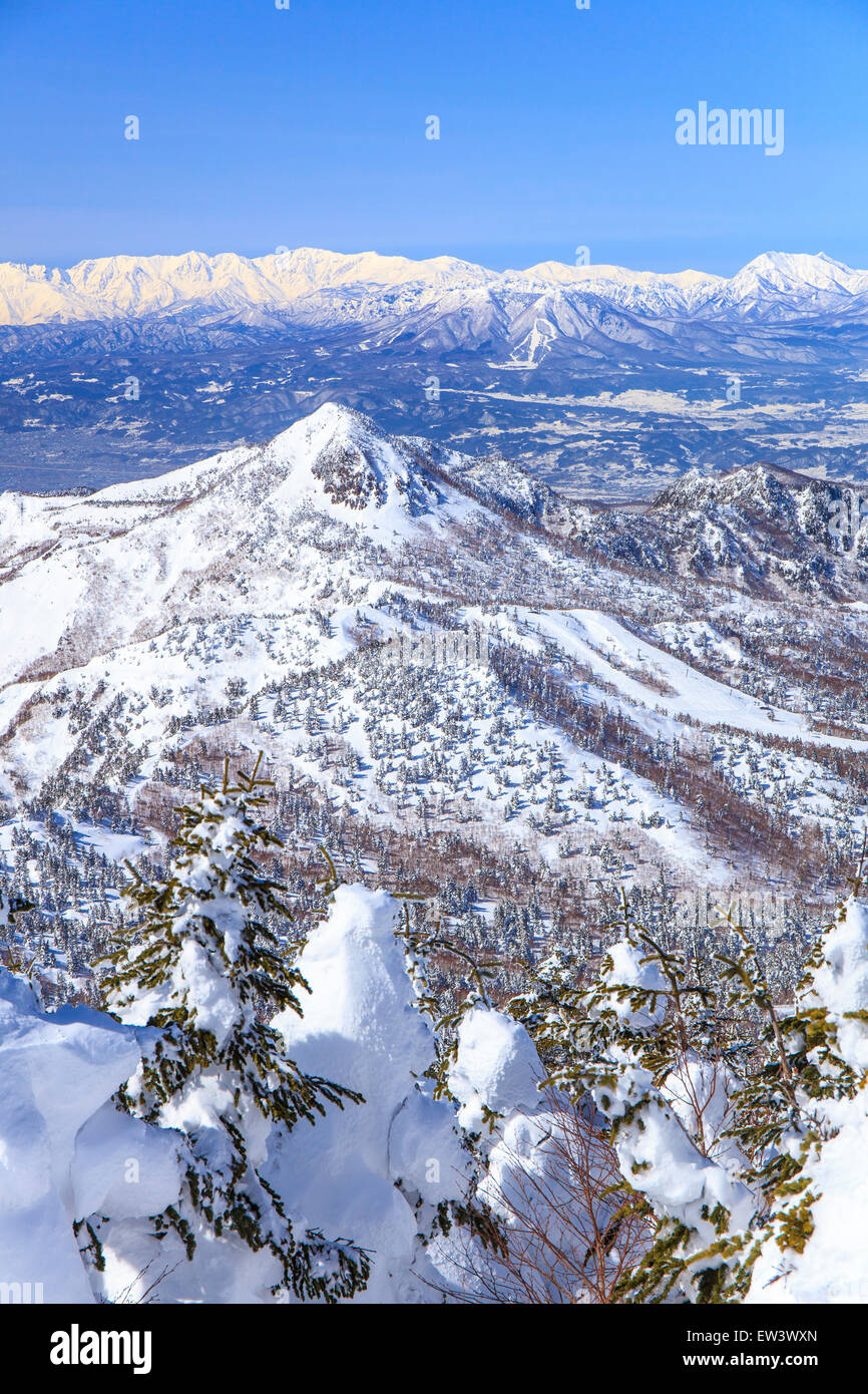 Shiga Kogen resort in winter, Nagano, Japan Stock Photo - Alamy