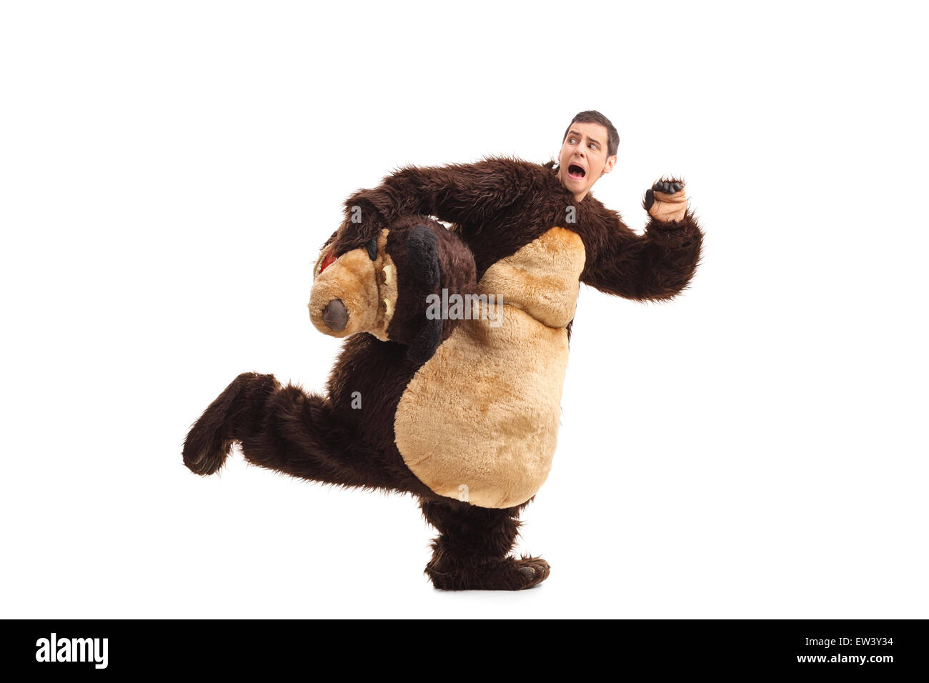 Man running scared hi-res stock photography and images - Alamy