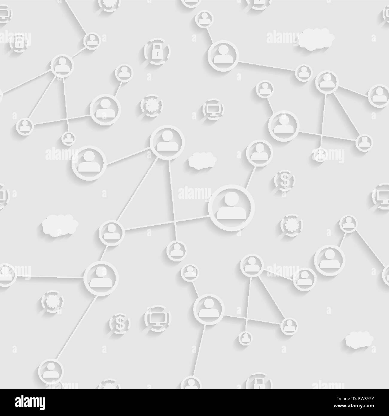 Tech grey paper seamless design. Vector background Stock Vector Image ...