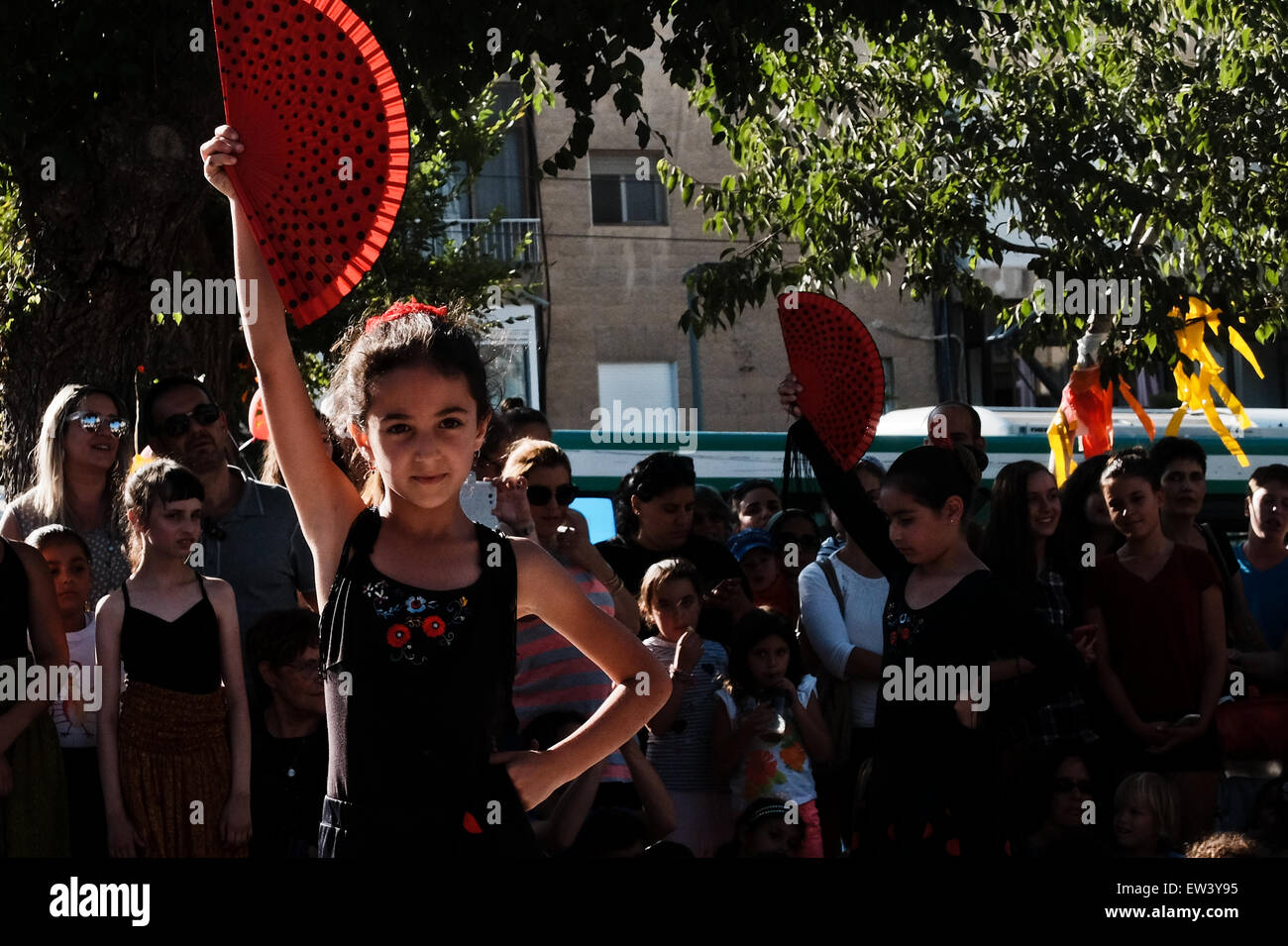 Jerusalem, Israel. 17th June, 2015. The onset of summer is celebrated ...