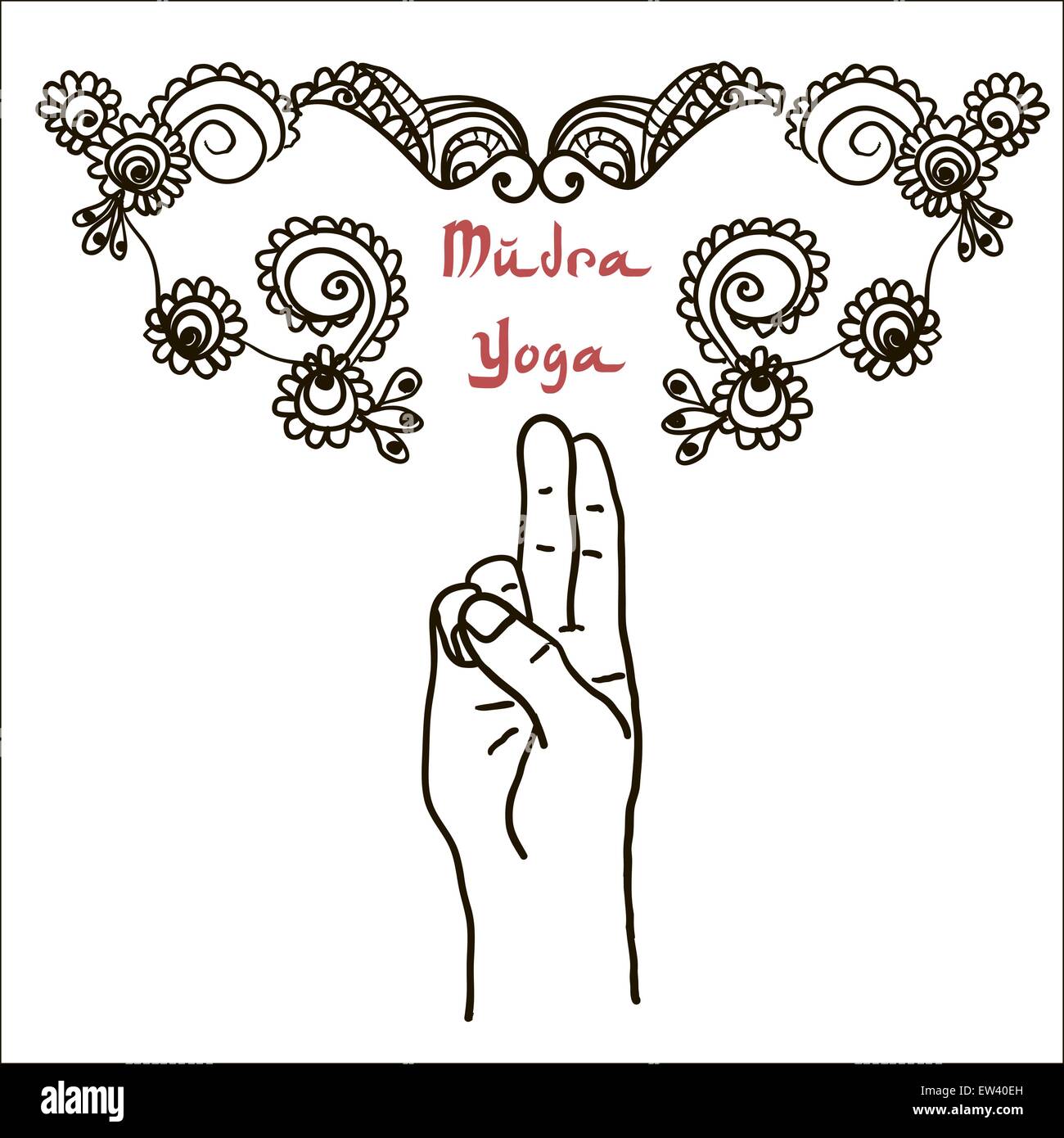 Element yoga mudra hands Stock Vector Image & Art - Alamy