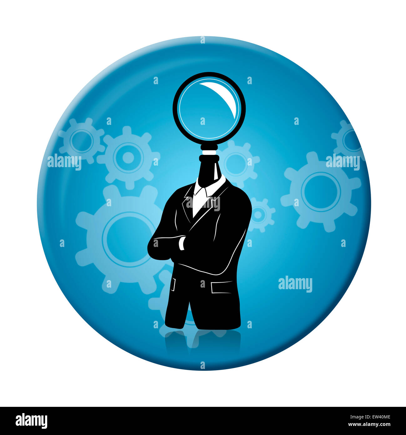 Thinking, searching for idea and creating new inventions - businessman ...