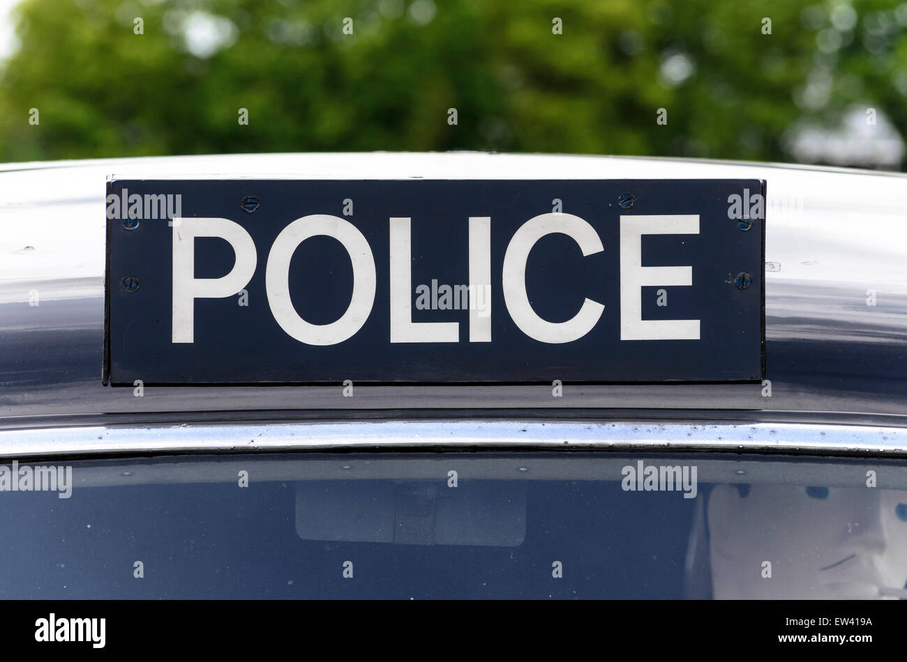 Vintage police car hi-res stock photography and images - Alamy