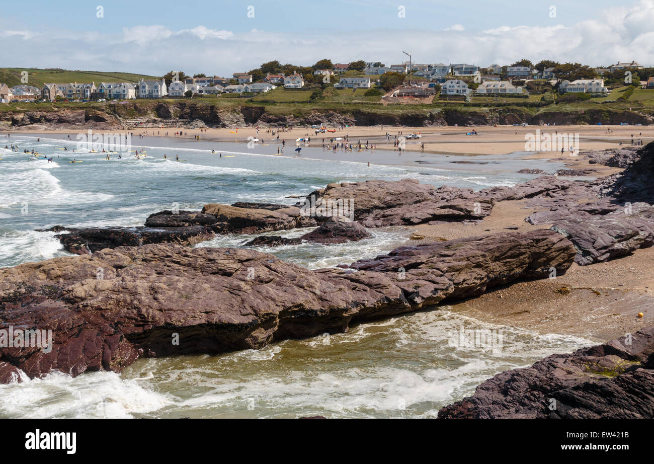Polzeath Waves High Resolution Stock Photography and Images - Alamy