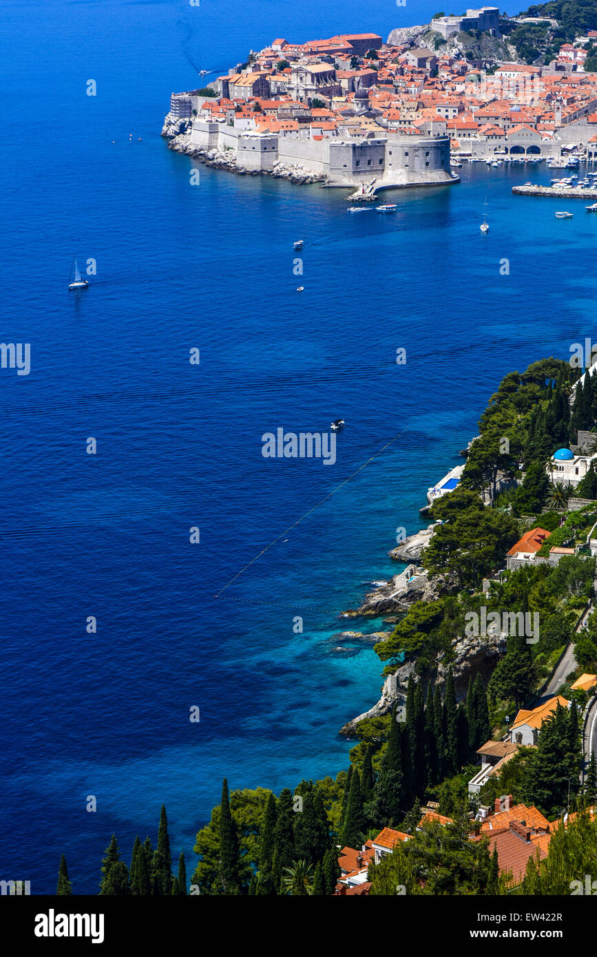 UNESCO World Heritage, Old Town of Dubrovnik, Dalmatia, Croatia ...