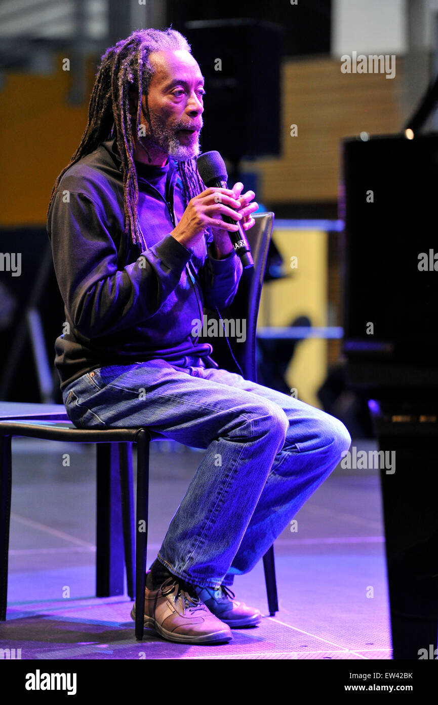 Brno, Czech Republic. 17th June, 2015. Singer Bobby McFerrin sings ...
