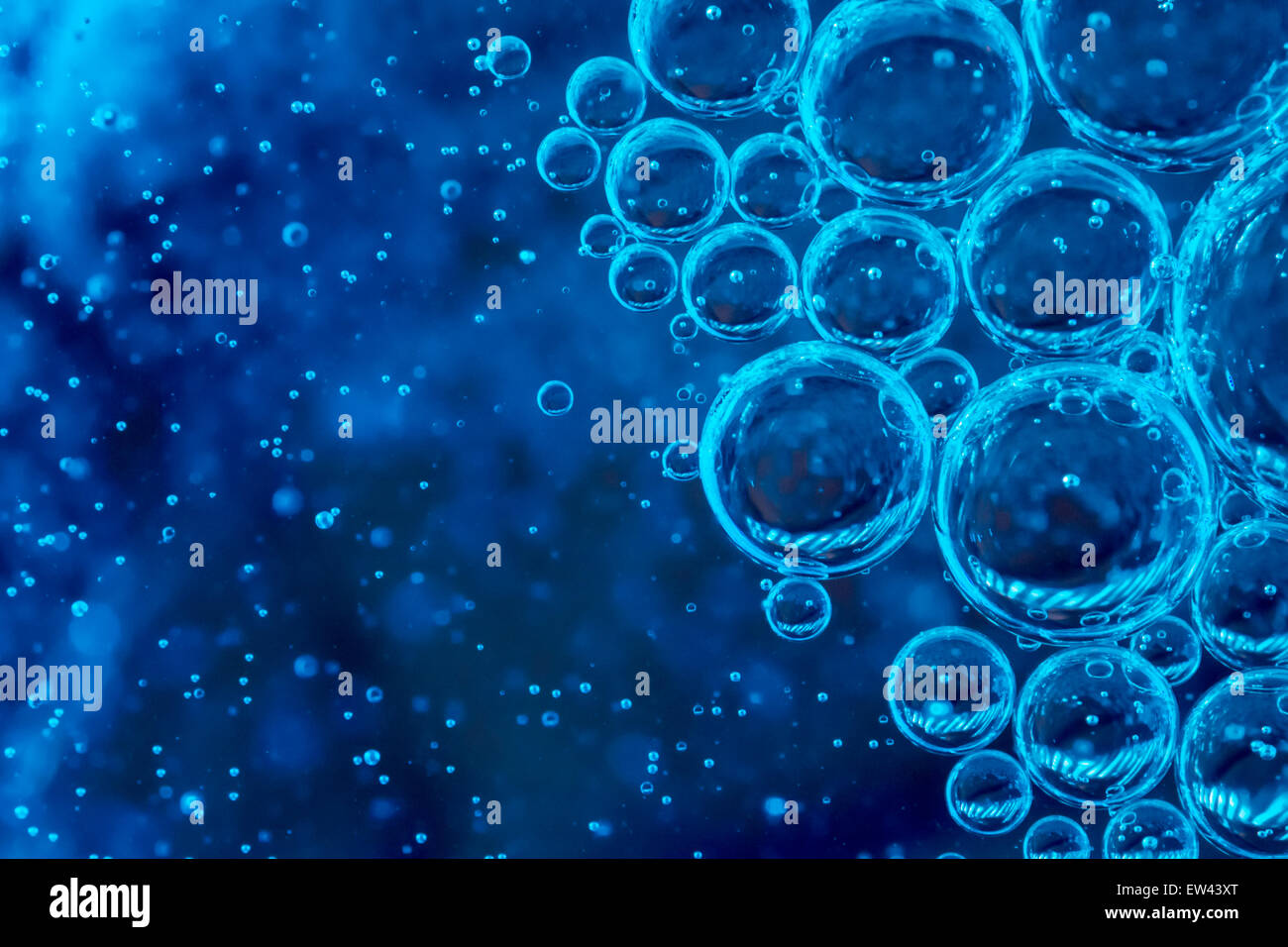 Refreshing colored air bubbles floating Stock Photo - Alamy